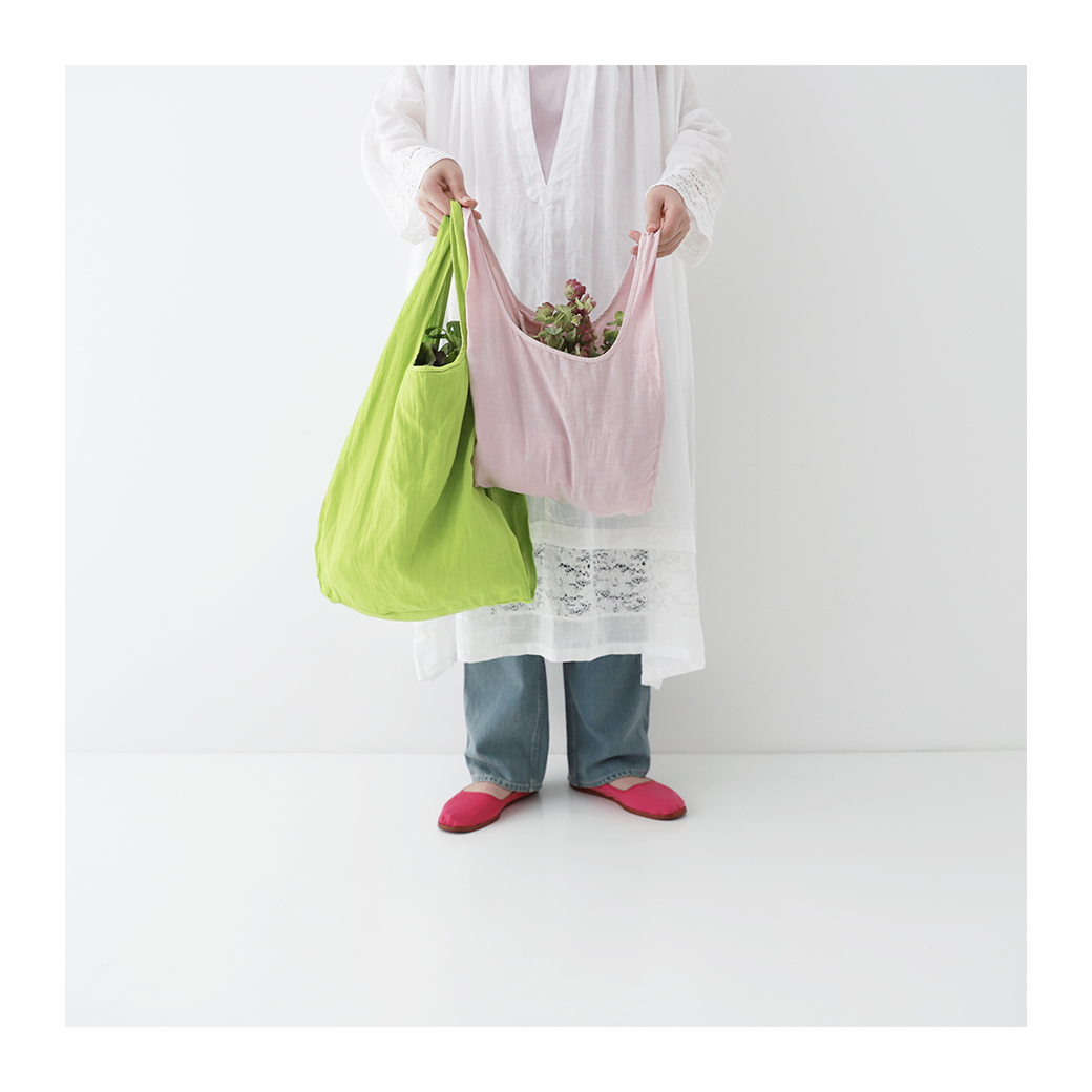 LINEN PACKABLE ECO BAG｜nest Robe ONLINE SHOP