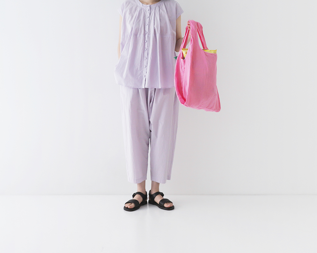LINEN PACKABLE ECO BAG｜nest Robe ONLINE SHOP